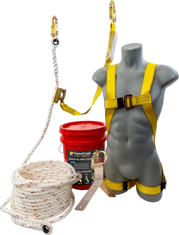 RKB-1725-25 Complete Roofer’s Kit System - French Creek Fall Safety – Fallprotection USA