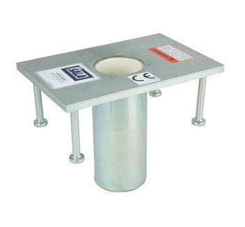 Flush Floor-mounted Concrete Sleeve for davit base - Cast-in-place sle ...